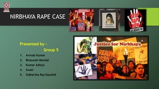 Nirbhaya rape case | PPTX