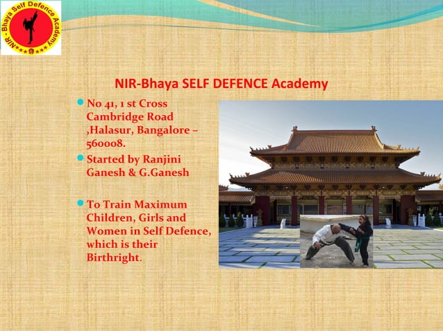 Nirbhaya self defence academy ppt updated dec 2017 | PPT