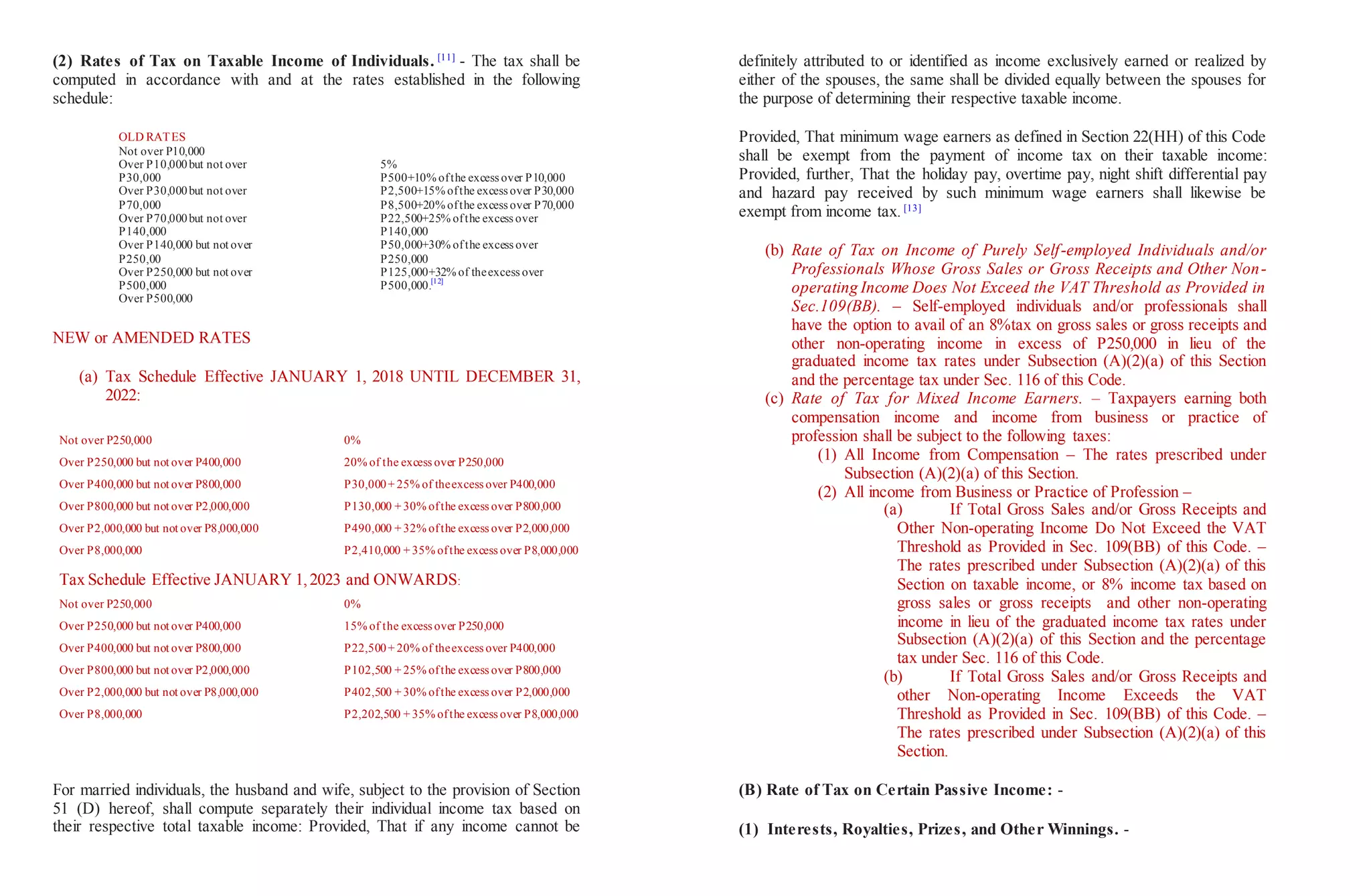 NIRC AS AMENDED BY TRAIN LAW | DOCX