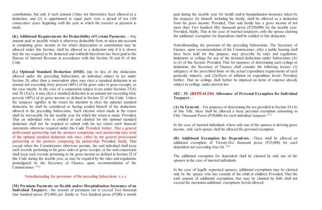 NIRC AS AMENDED BY TRAIN LAW | DOCX