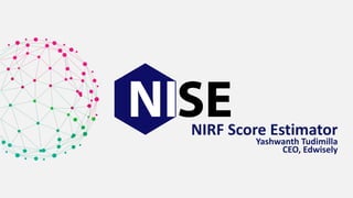 Improve Your NIRF Rank Score | NIRF Score Estimator | https://nirf ...
