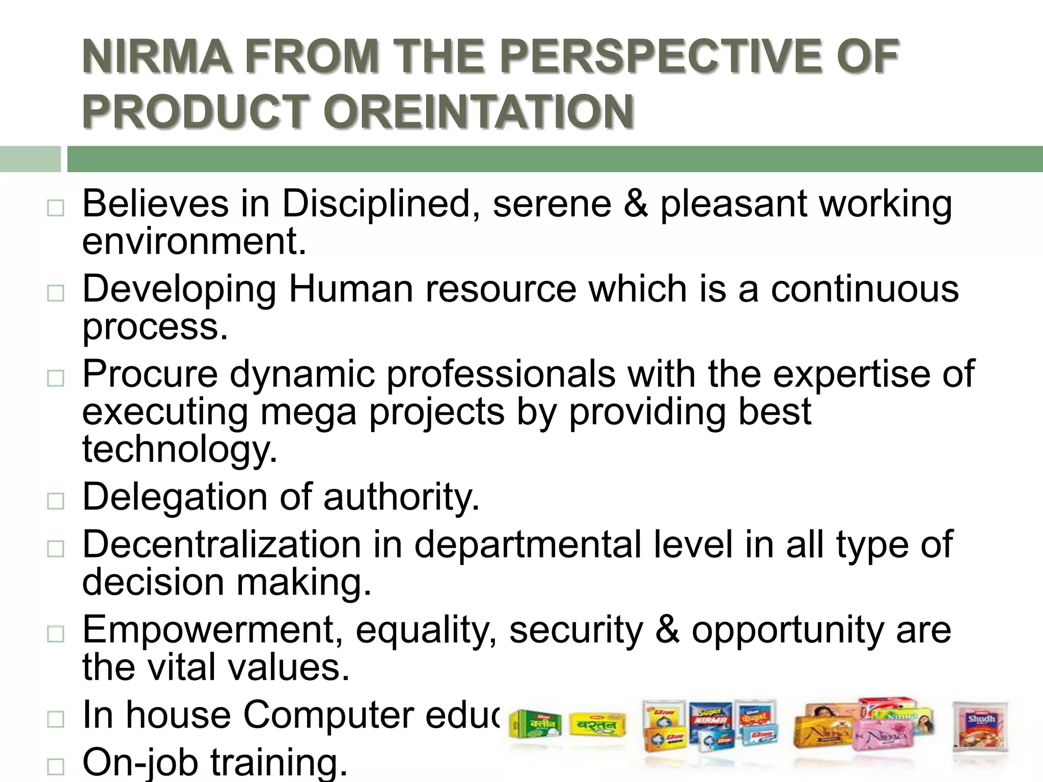 NIRMA SUCCESS STORY | PPTX