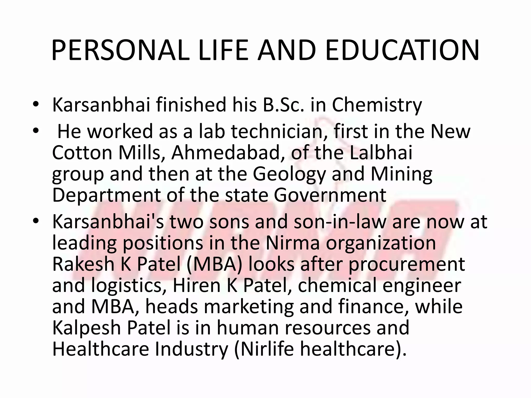 Nirma group | PPTX