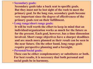 Nirma Etp Goal Setting | PPT