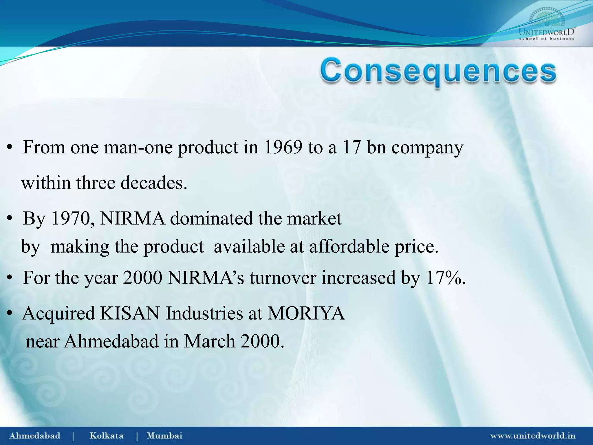 Nirma case study | PPTX