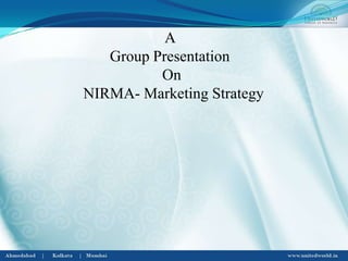 Nirma case study | PPTX