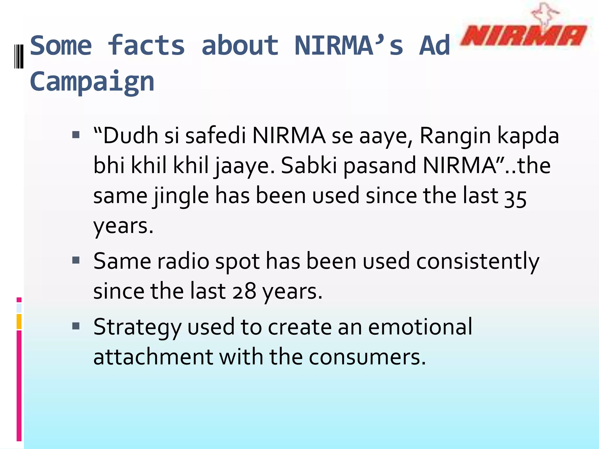 Nirma final ppt | PPTX