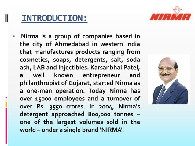 Nirma final ppt | PPTX | Skin Care | Beauty