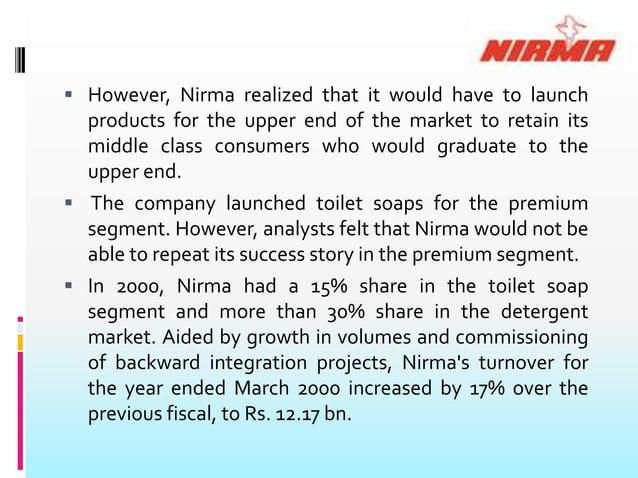 Nirma final ppt | PPTX | Skin Care | Beauty