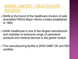 Nirma limited | PPTX