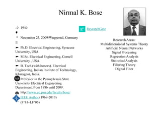 Nirmal k. bose | PDF