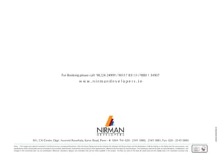 Brochure Design by Noworris for Nirman Viva | PPT