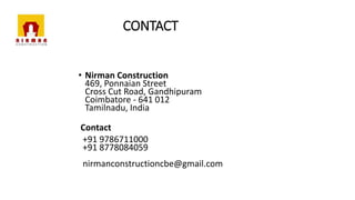 Construction Company in Coimbatore | PPT