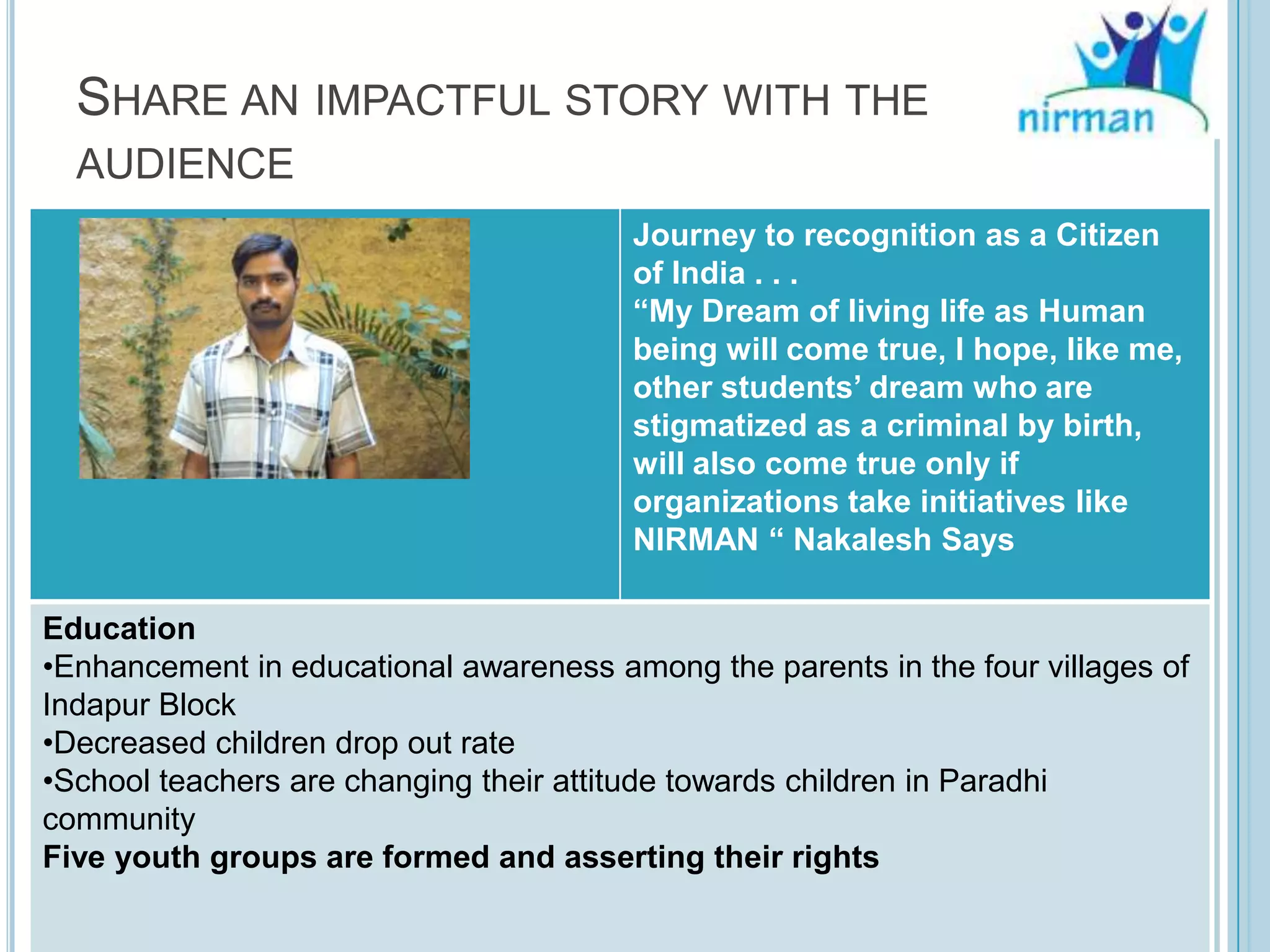 Nirman presentation | PPTX