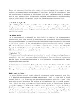 Nirma story | DOC
