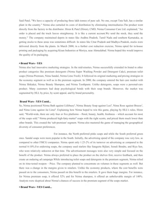 Nirma story | DOC