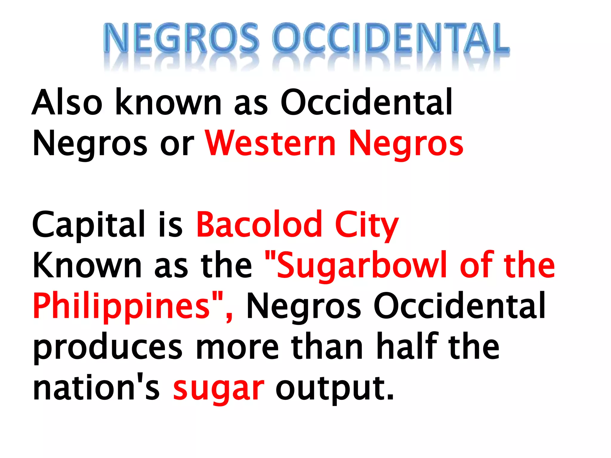 NIR (Negros Island Region) Region XVIII | PPTX