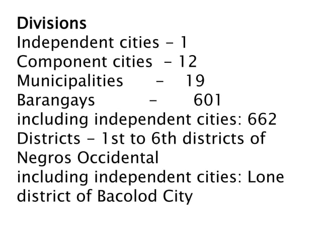 NIR (Negros Island Region) Region XVIII | PPTX | South America Travel ...