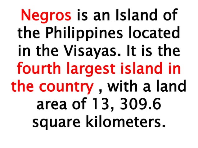 NIR (Negros Island Region) Region XVIII | PPTX | South America Travel ...