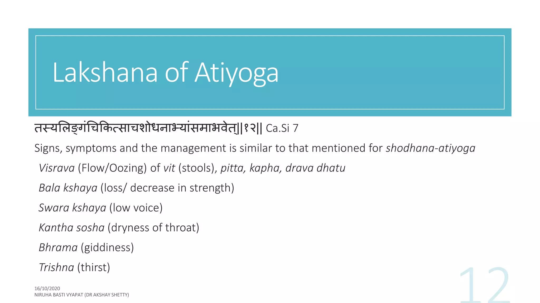 Niruha basti vyapat | PPTX