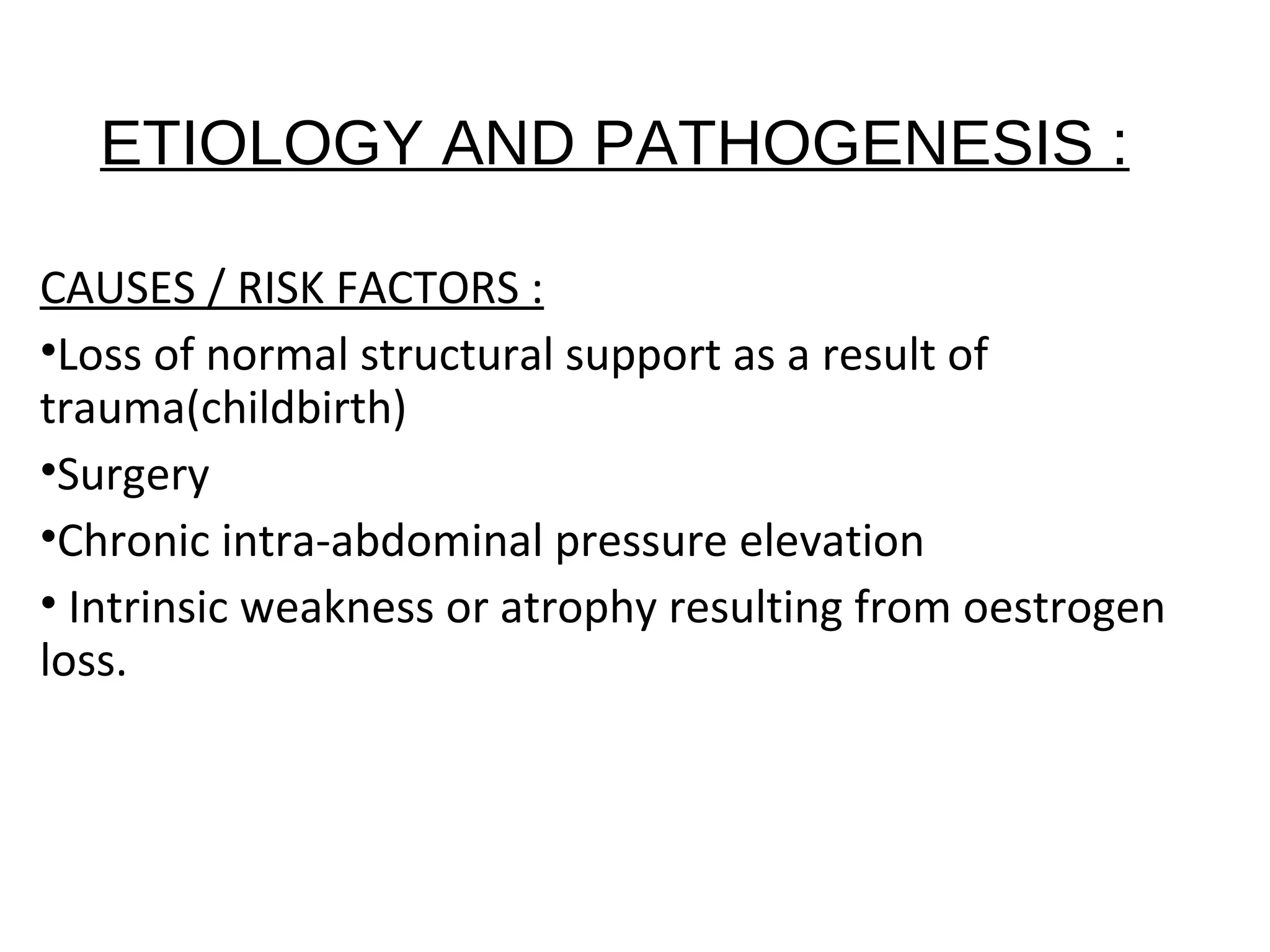 PROLAPSE UTERUS | PPT