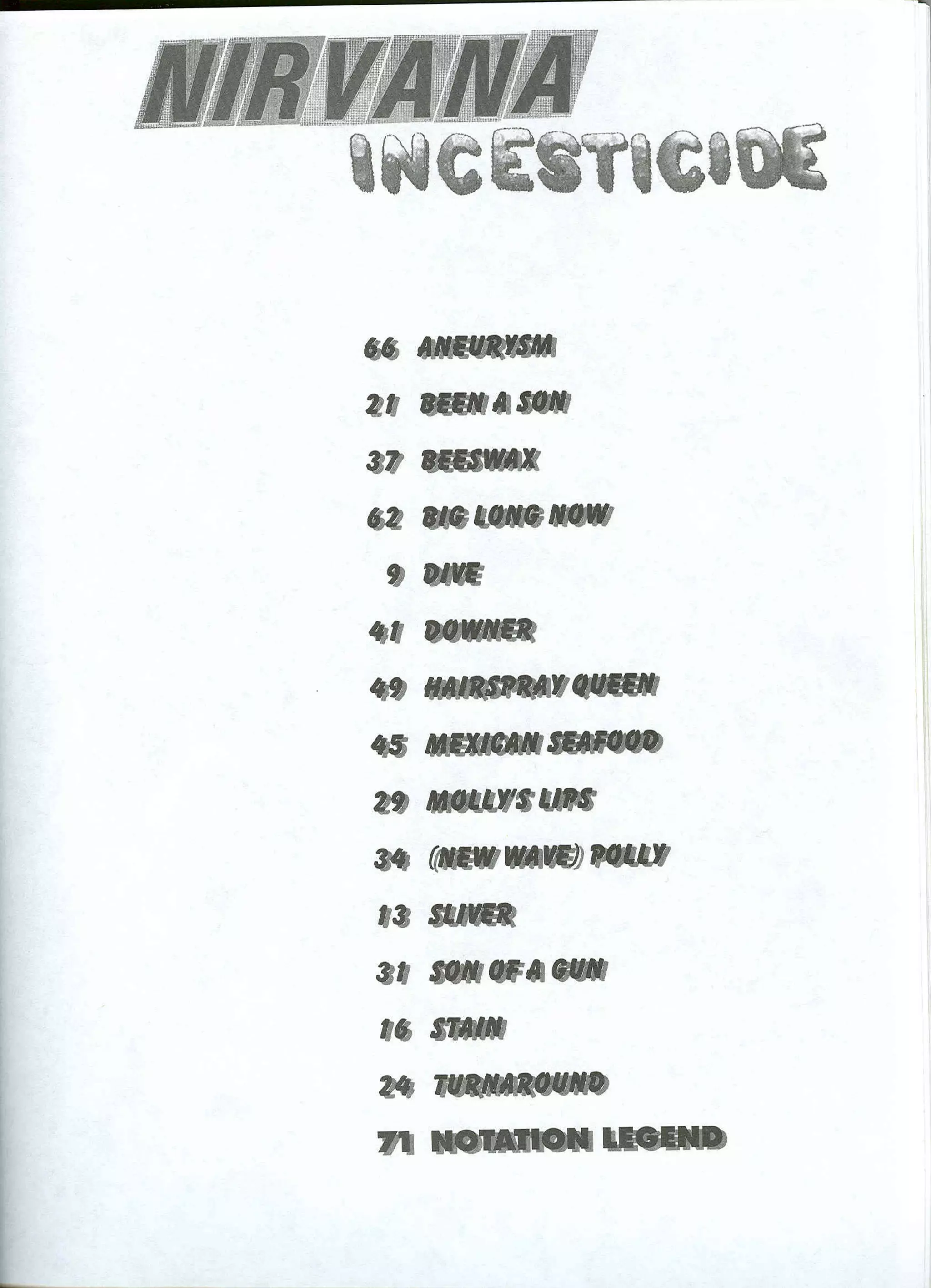 Nirvana incesticide | PDF