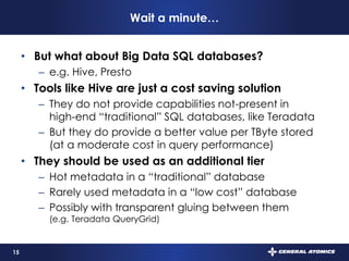 Augmenting Big Data Analytics with Nirvana | PPT