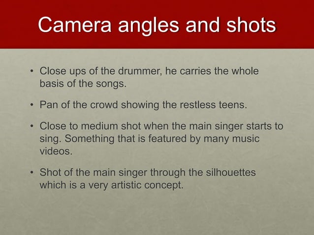 Nirvana music vid analysis | PPTX | Music | Entertainment