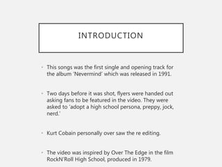 Nirvana music vid analysis | PPTX