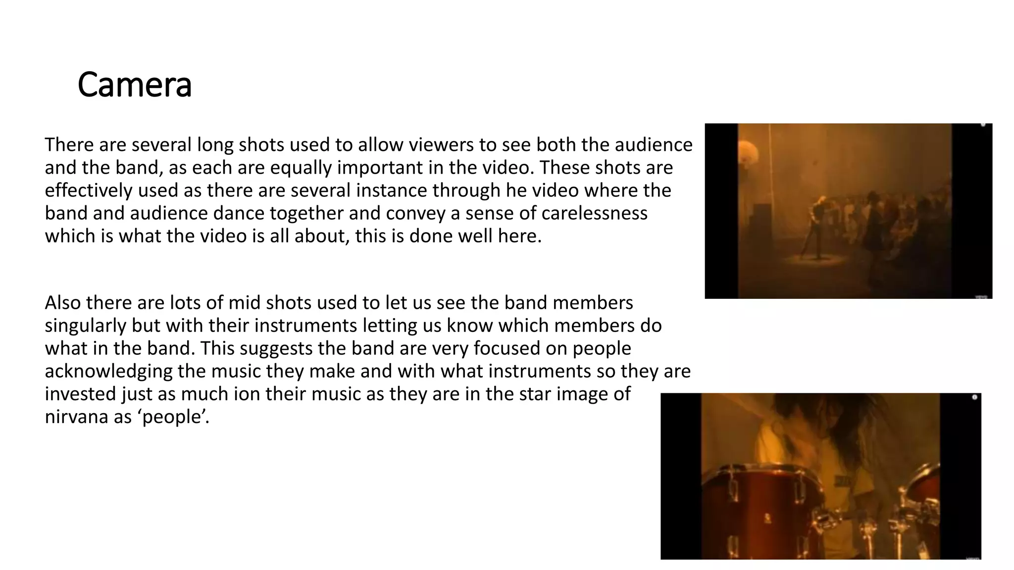 Nirvana vid analysis | PPTX