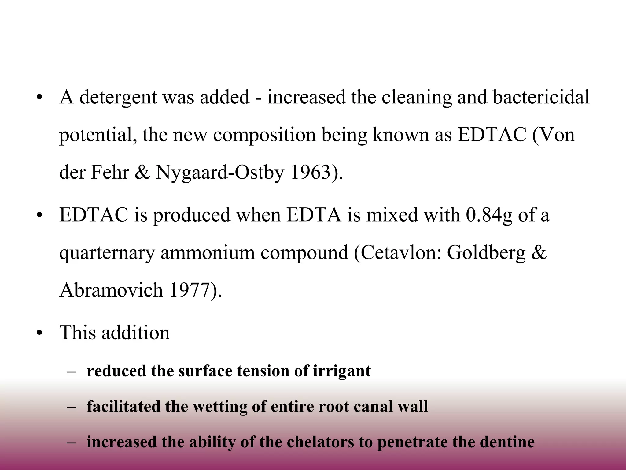 Root canal chelating agents | PPT