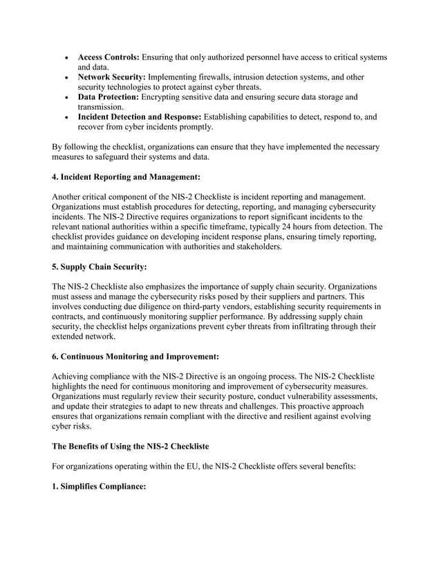 NIS-2 Checkliste.pdf.................... | PDF | Technology Industry | Industries