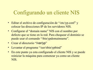 Nis Vs Ldap | PPT