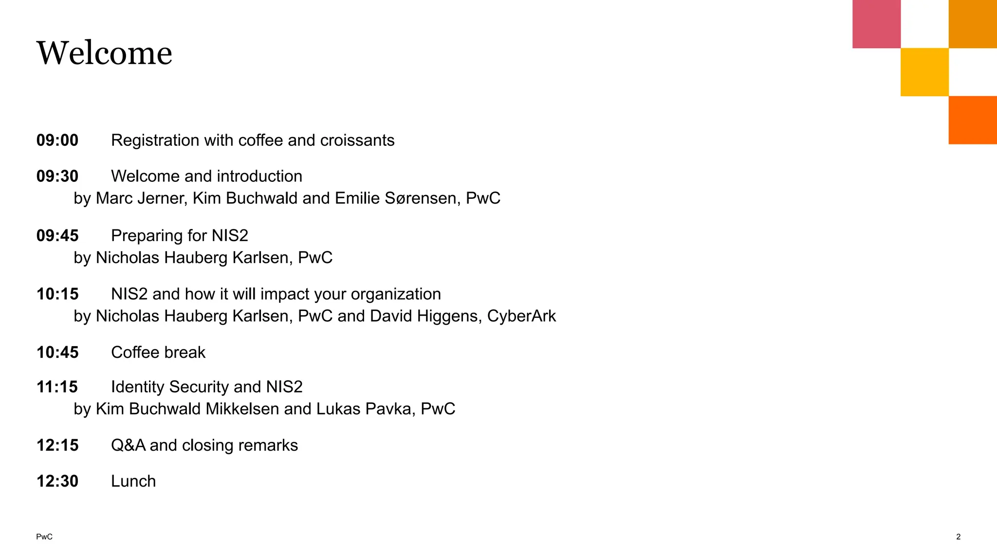 NIS2 event Directive information overview | PDF