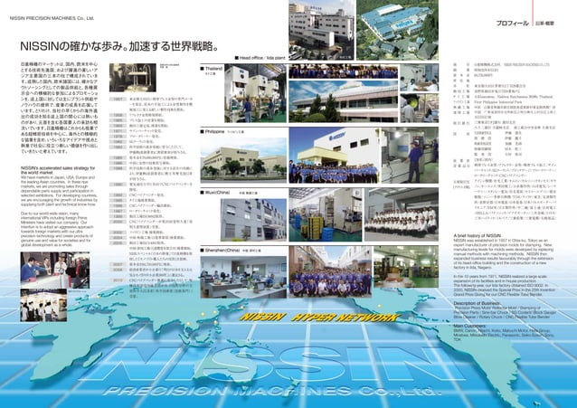 Nissin Precision Machines Co., Ltd. - Company Profile | PDF