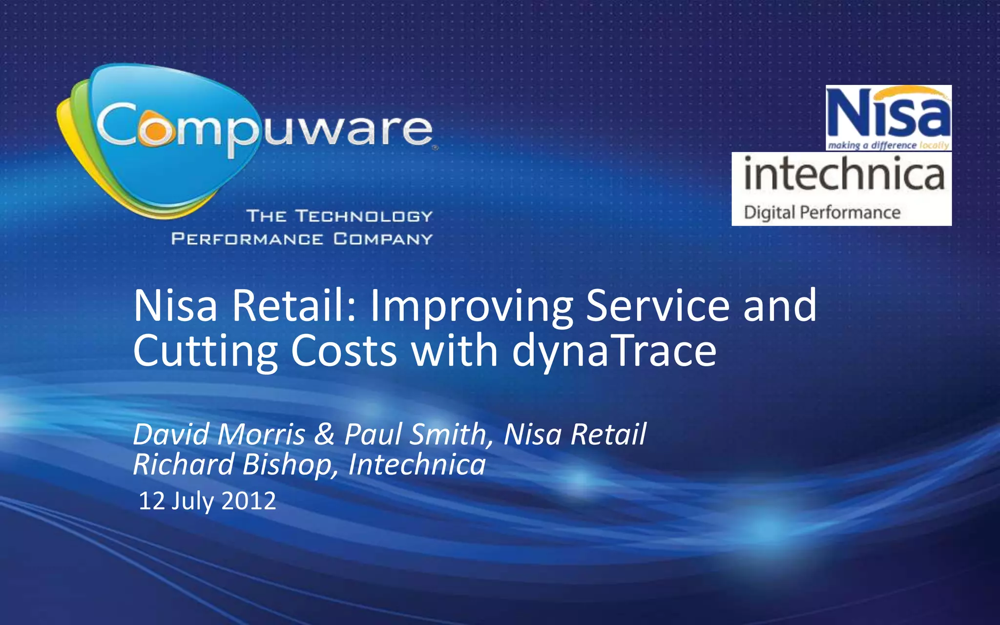 How Nisa Retail improve service & cut costs through APM | PPTX