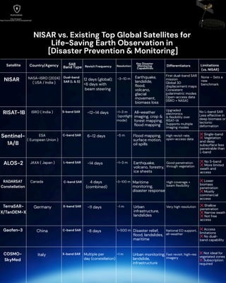 NISAR (NASA–ISRO Synthetic Aperture Radar) | PDF