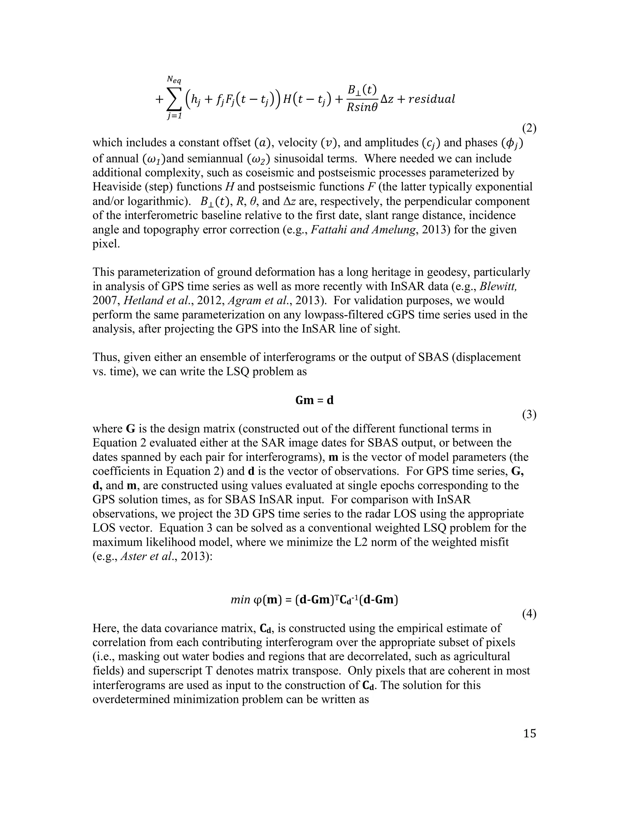 NISAR Solid Earth Sciences Algorithm Theoretical Basis and Validation ...