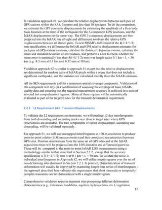 NISAR Solid Earth Sciences Algorithm Theoretical Basis and Validation ...
