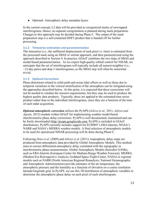 NISAR Solid Earth Sciences Algorithm Theoretical Basis and Validation Plan | PDF