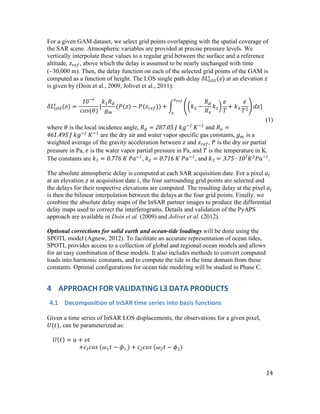 NISAR Solid Earth Sciences Algorithm Theoretical Basis and Validation ...