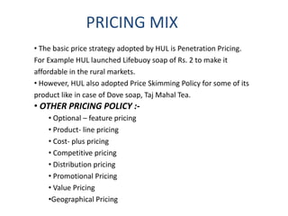 HINDUSTAN UNILEVER LIMITED | PPTX