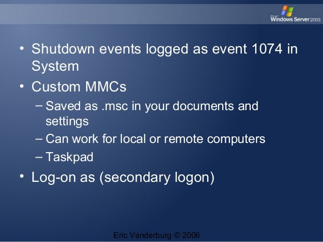 Network Implementation and Support Lesson 10 Server Administration