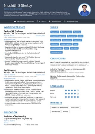 Nischith's resume | PDF