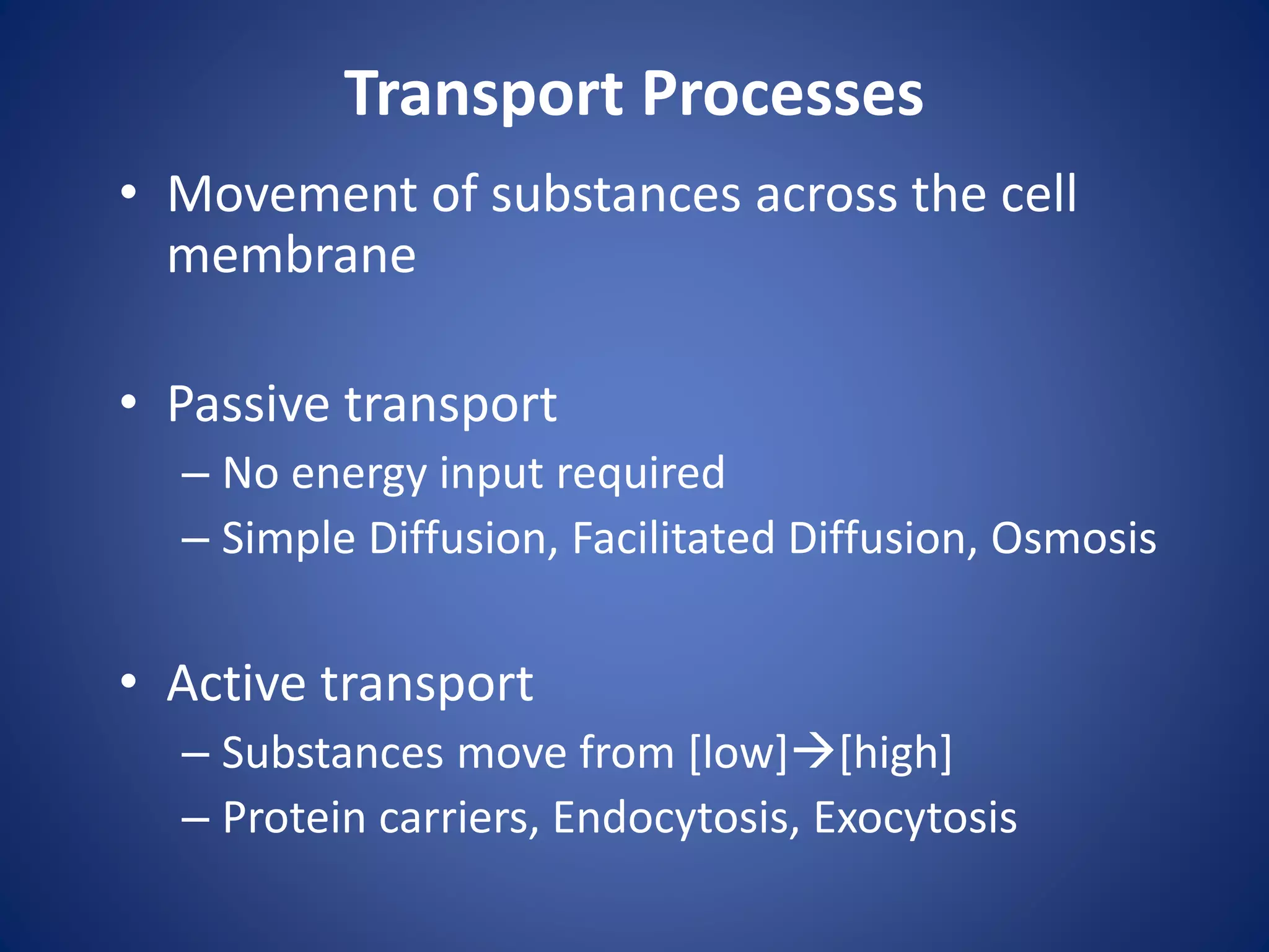 cell membrane and cell transport | PPTX