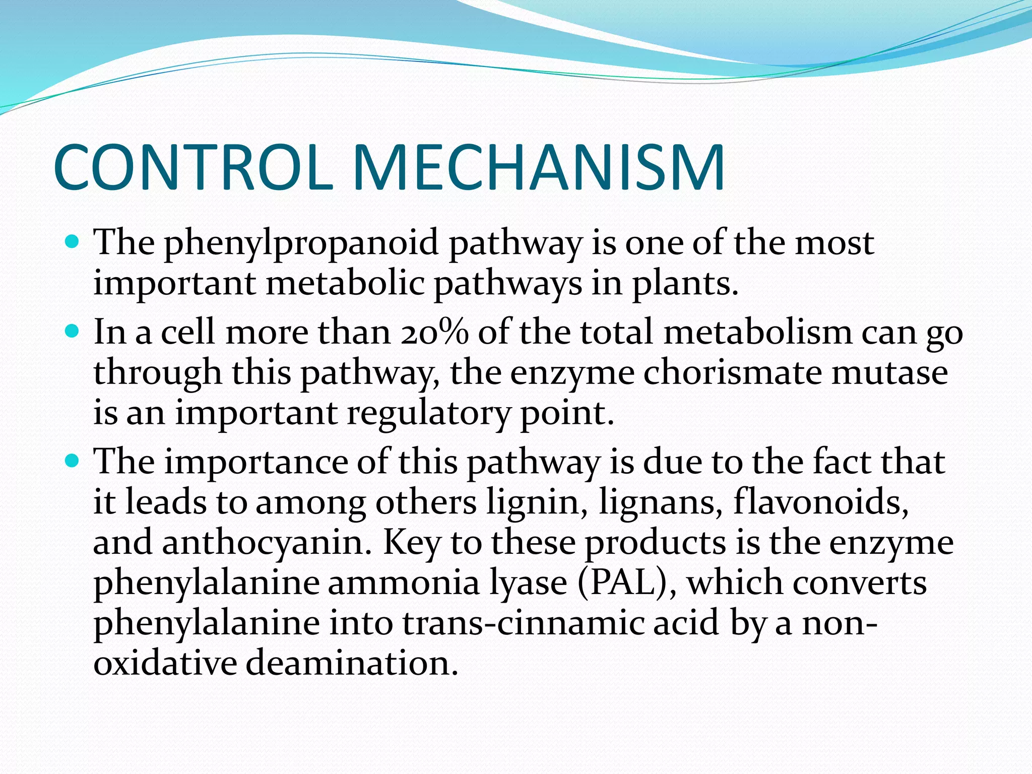 plant secondary metabolites control mechanism and manipulation of ...