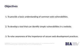 Designing a Simple Python Tool for Website Vulnerability Scanning | PPT