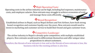 analysis of airline industry using porter model.pptx