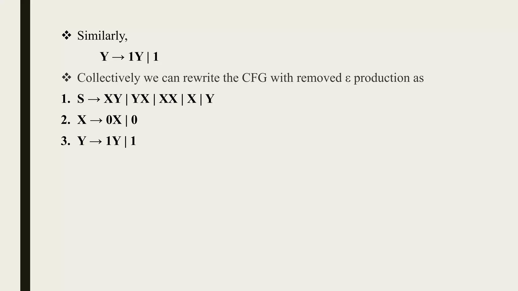 Theory of competition topic simplification of cfg, normal form of FG.pptx