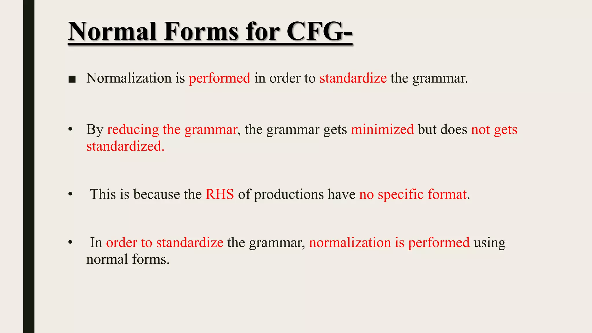 Theory of competition topic simplification of cfg, normal form of FG.pptx